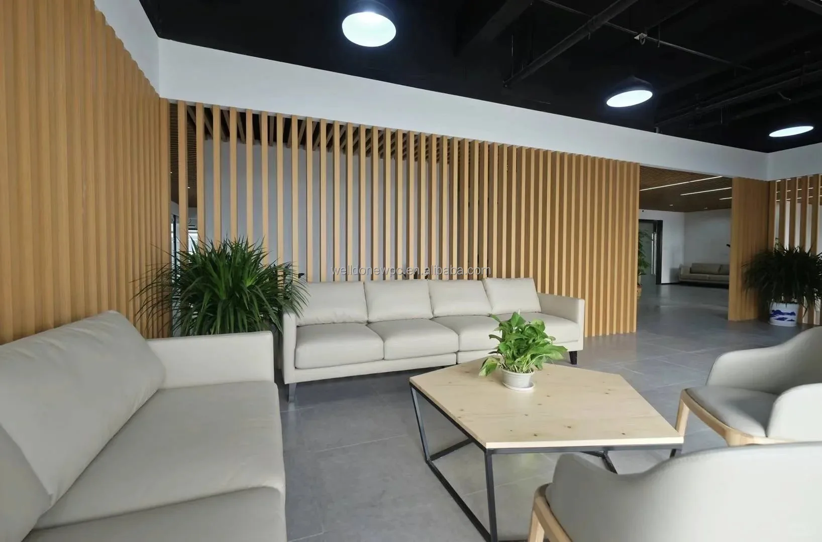 Cost-Effective WPC Composite Slat Room Dividers for Modern Wood ...