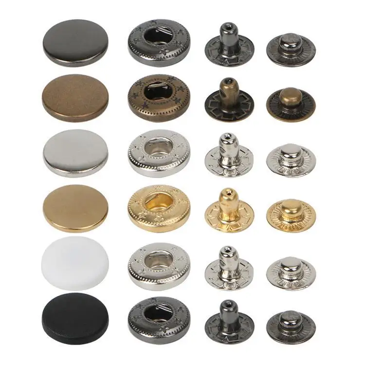 Heavy Duty Metal Popper Brass Snap Fastener Buttons for Clothing ...