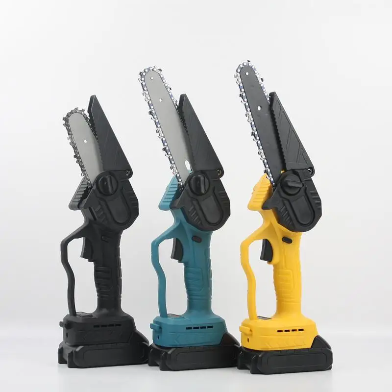 Garden Logging Electric Pruning Saw Rechargeable Handheld Mini Chainsaw ...