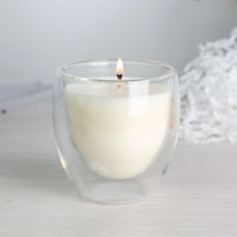 Borosilicate Glass Custom Double Wall Glass For Candle Jars - Buy ...