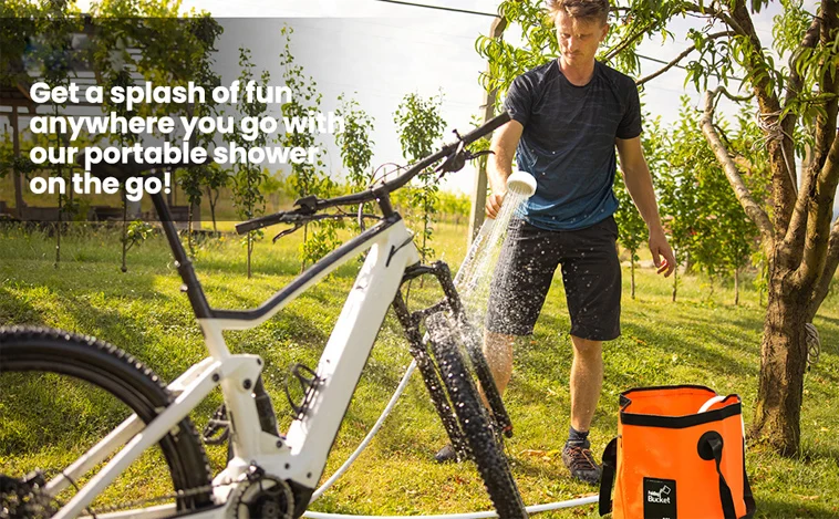 Portable Shower Camping Shower Outdoor Camp Pump Electric Rechargeable ...