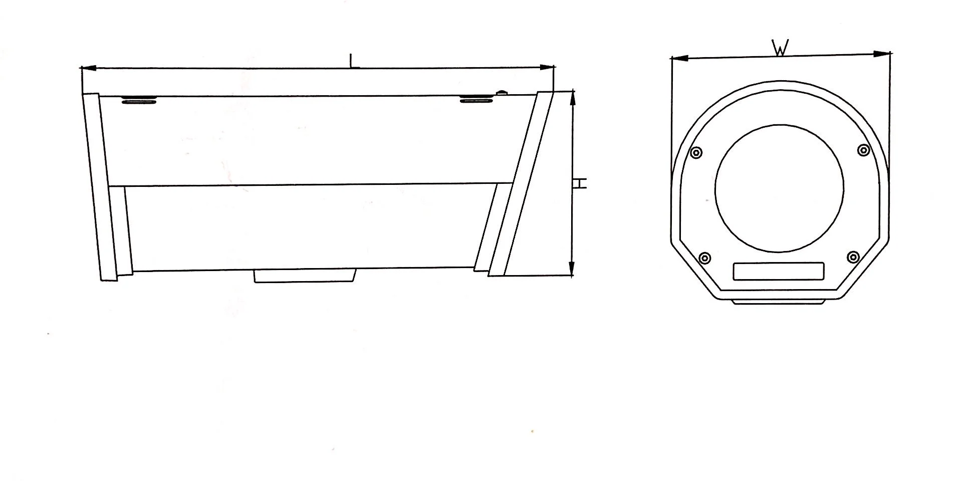 New Design Ip66 Outdoor Aluminium Alloy Cctv Camera Housing Case - Buy ...