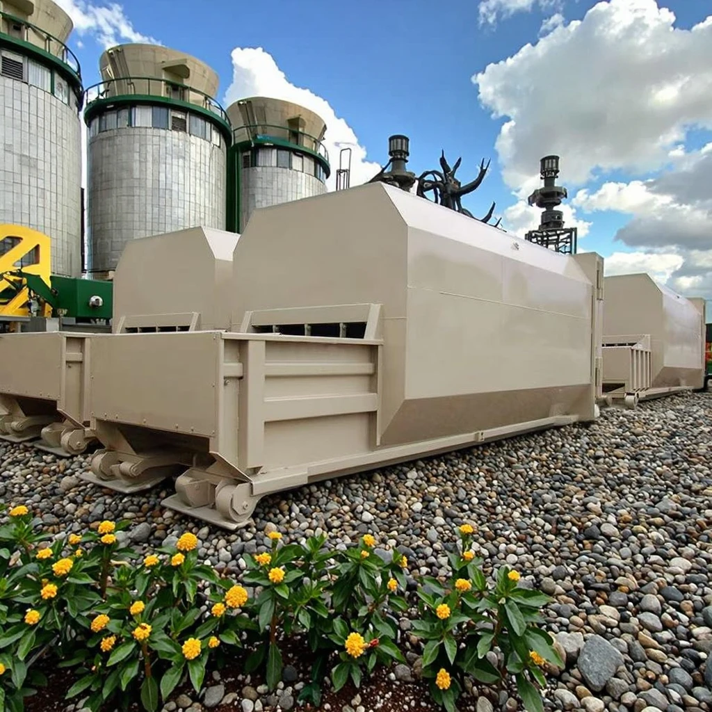 Self-Contained Hydraulic Pressed Mobile Garbage Compactor CE ISO ...