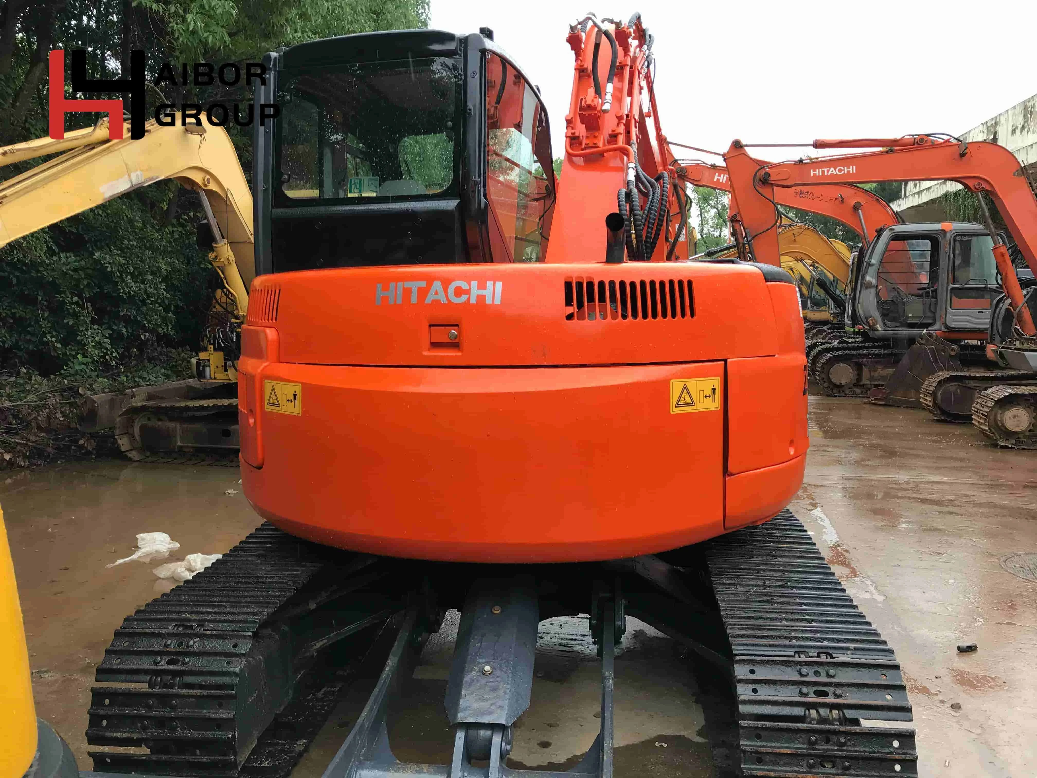 Used Original Japan Hitachi ZX75US Hydraulic Original Mini Excavator ...