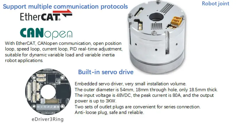 Laifual Brake Module Robot Joint Motor Smart Actuators For Robot Arm ...