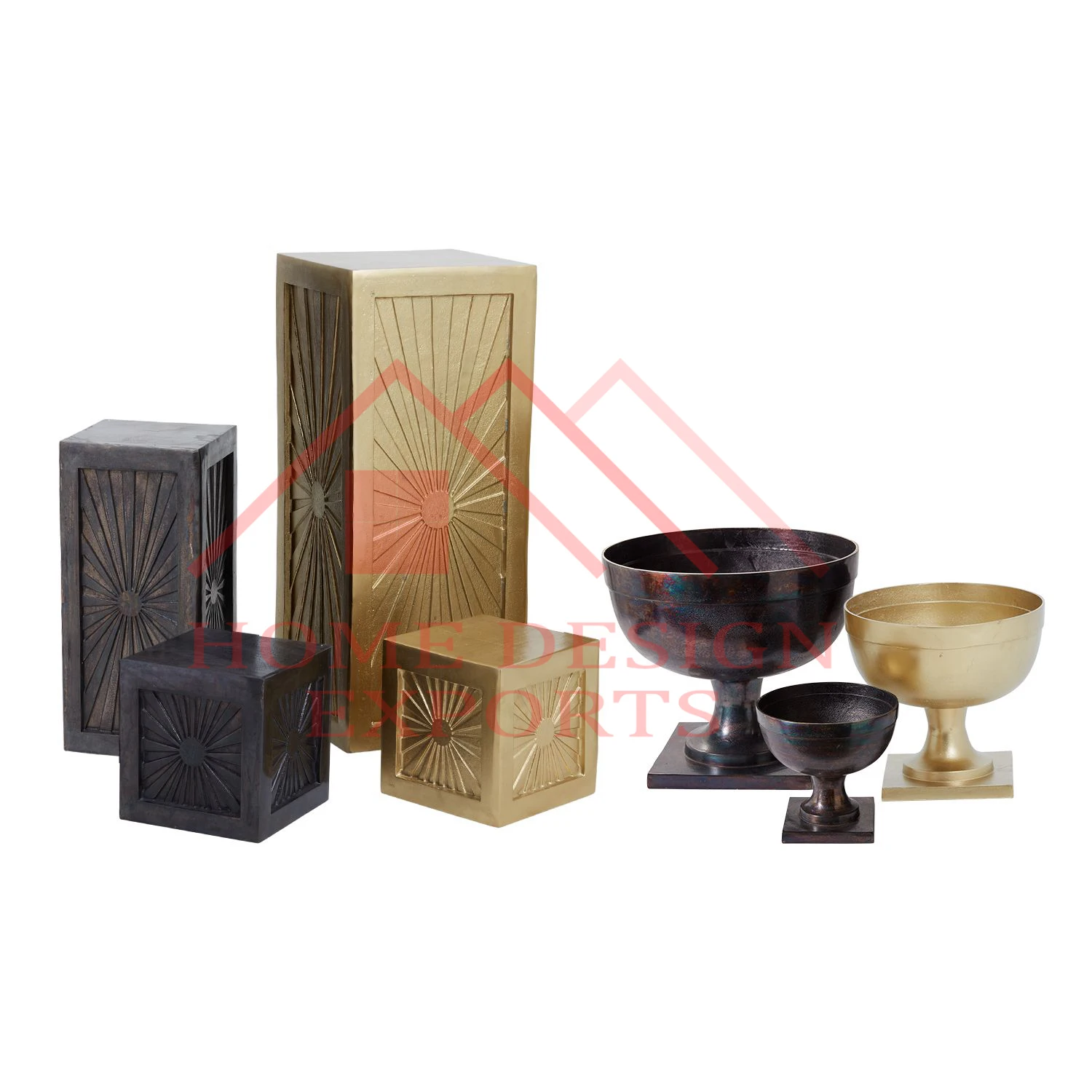 Metal Vases Column Stand Wedding Prop Table Decor Flower Rack Geometric ...