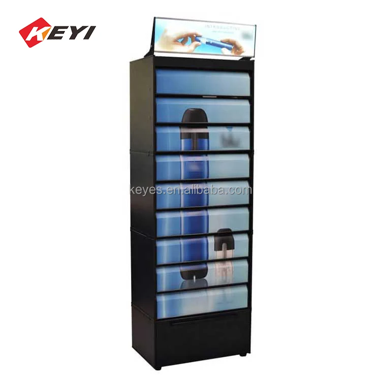 Factory Custom Metal Tobacco Display Stand Cigarette Display Racks For ...