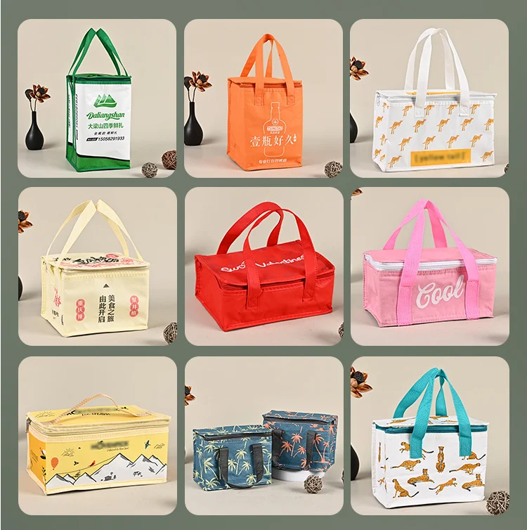 Reusable Cooler Grocery Cooler Bag Insulated Foldable Outdoor Sport ...