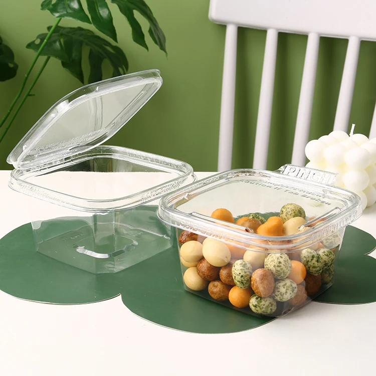 Wholesale Transparent Plastic Boxes Food Storage Container Clear Salad ...