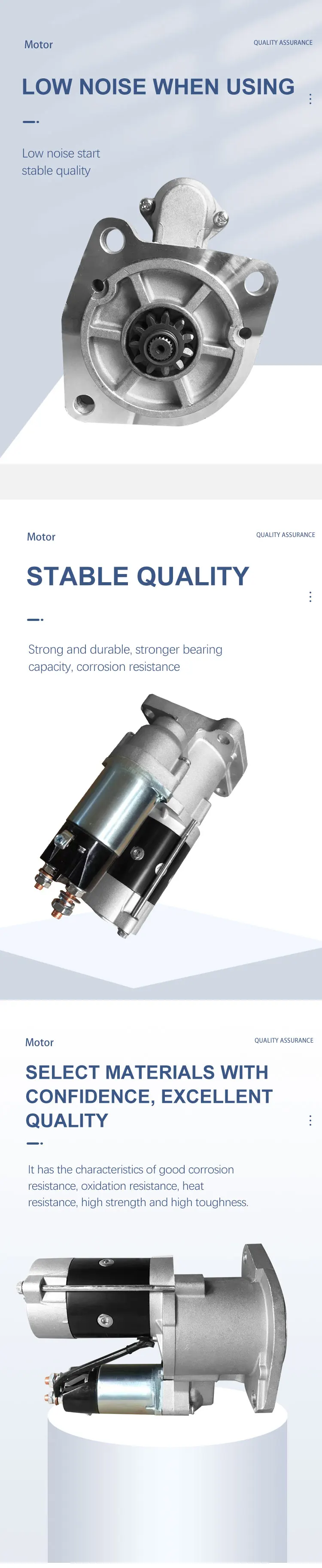 24v 4.5kw Starter Motor For Nissan Ud35 Ud40 Fd42 Fd46 Tm3866su ...