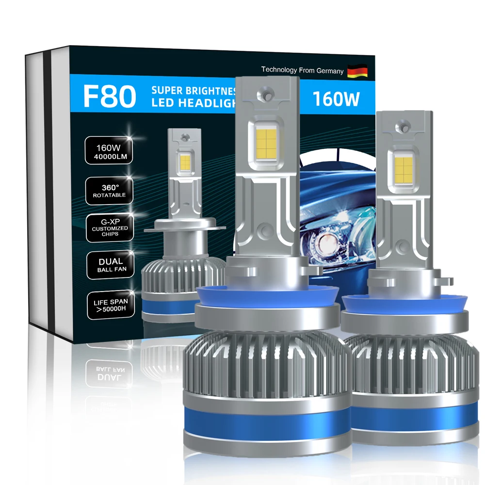 XENPLUS F80 Car Led Headlights - Bright, Efficient, and Durable