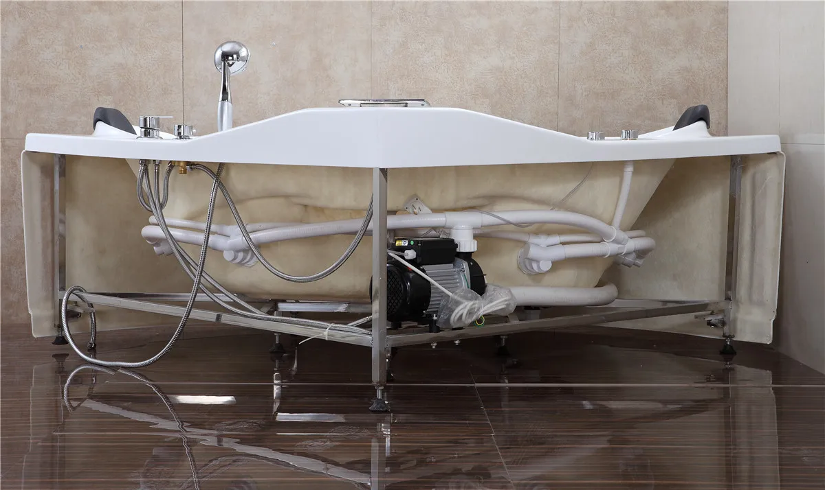Triangle Corner Modern Home Hotel Massage Whirlpool Bath Tubs