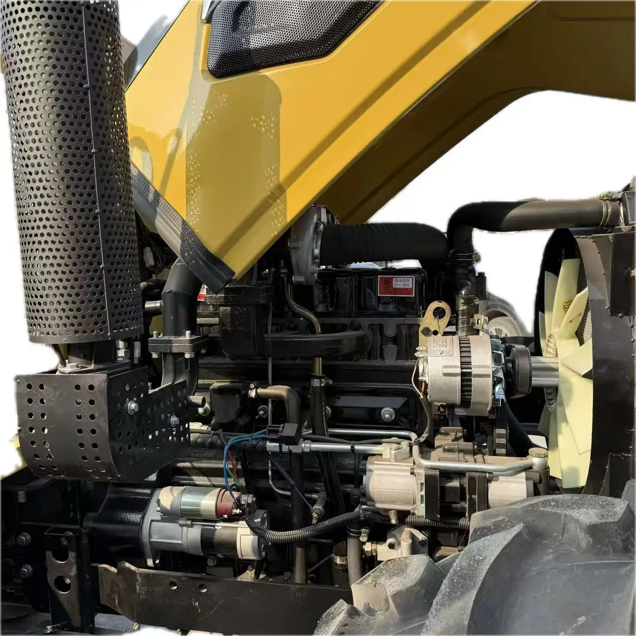 100HP 4WD Wheel Tractor with Automatic Transmission Pump & Gearbox ...