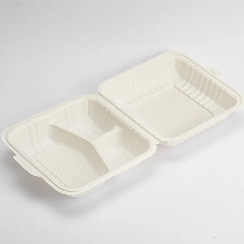 Cornstarch Corn Starch Food Container Compostable Cpla Take Out Fast ...