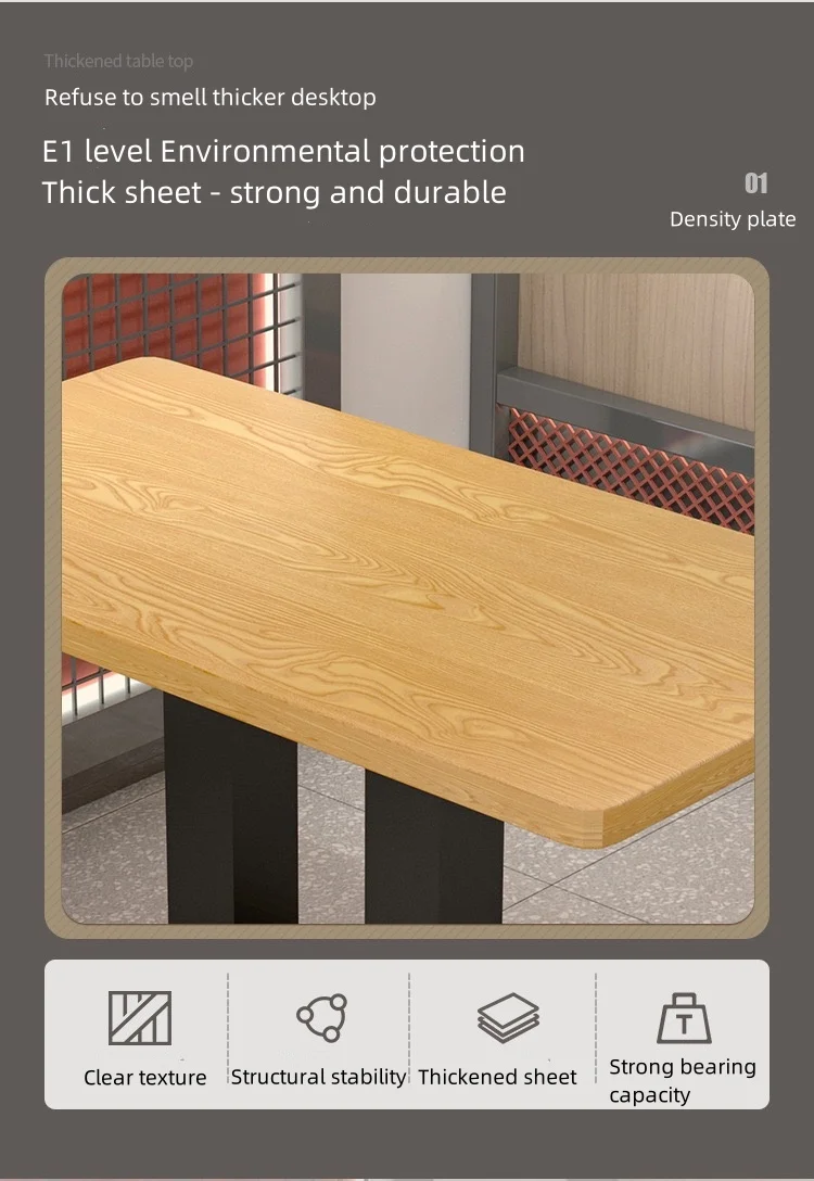 Modern Simple Solid Wood Restaurant Dining Table and Chair, Restaurant ...