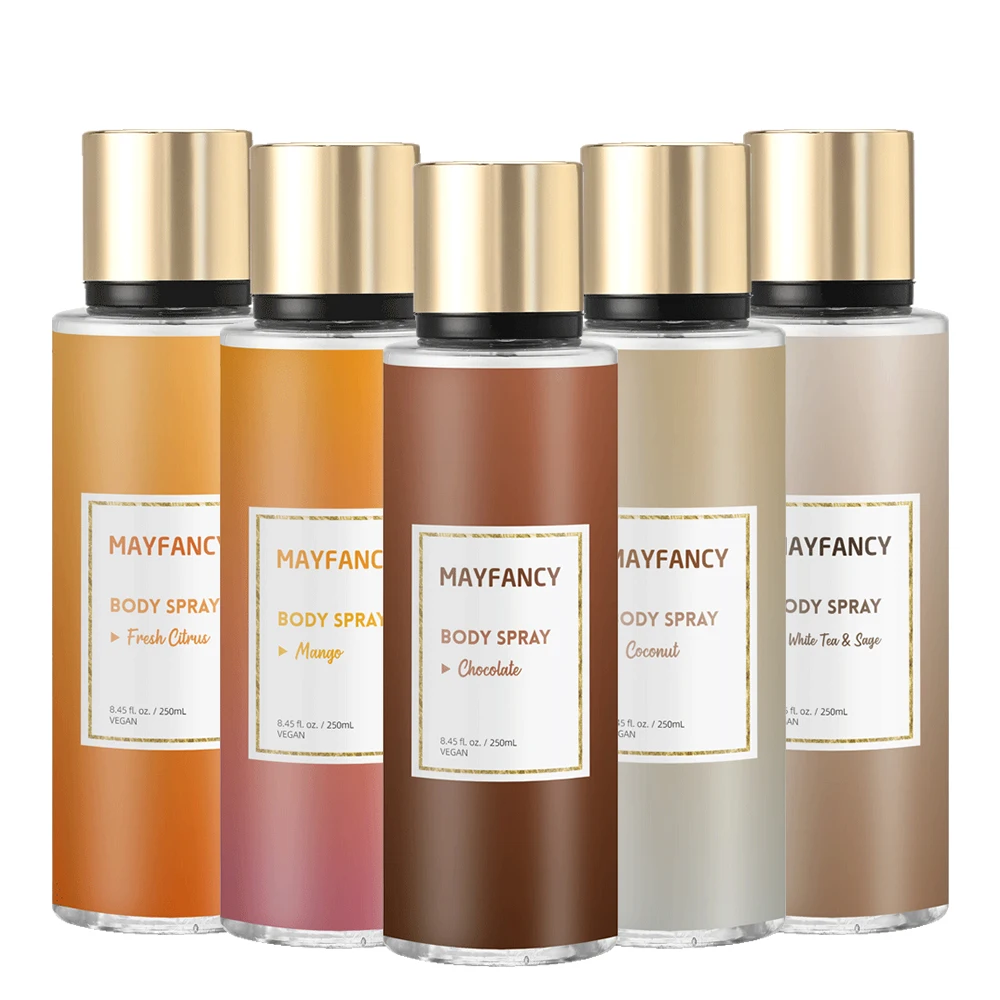 Oem Private Logo 250ml Perfume Fragrance Body Spray Body Mist - Buy ...