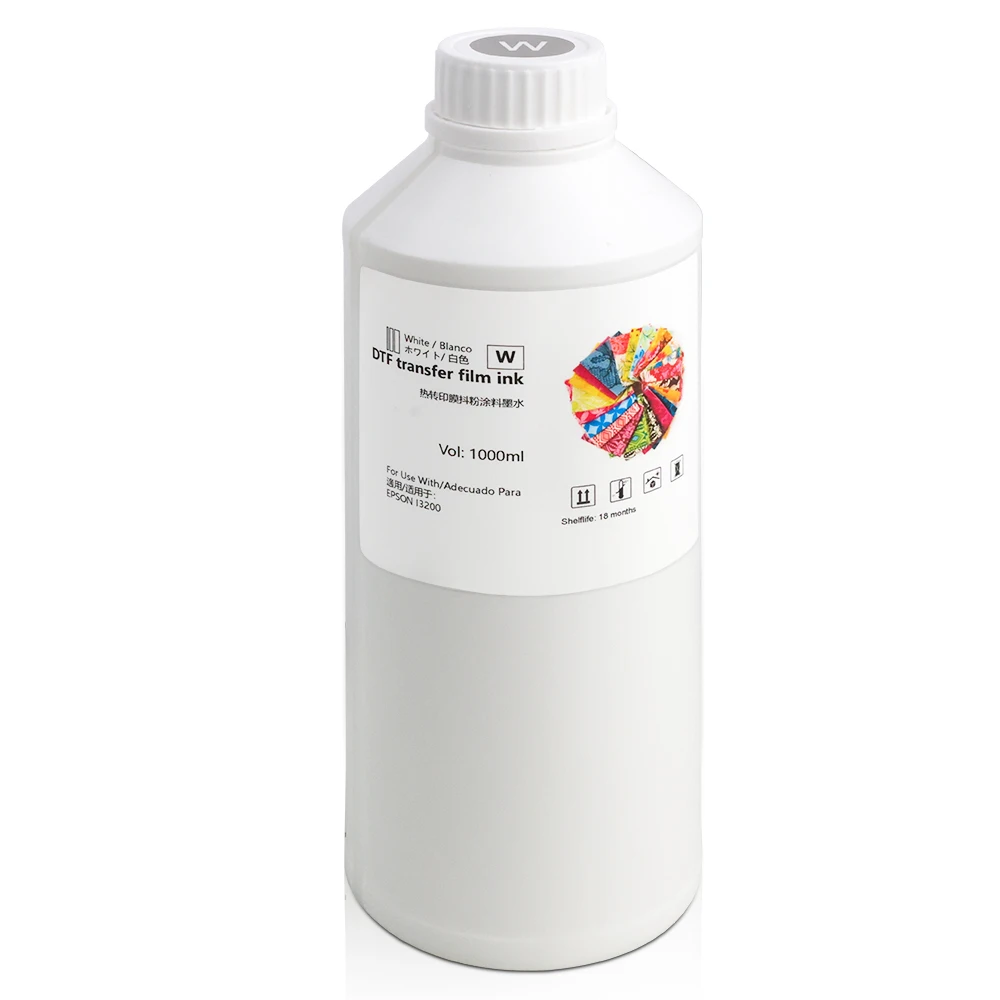 Winnerjet 1000ml Per Bottle Cmyk White Ink Dtf Ink For L1800 I3200 ...