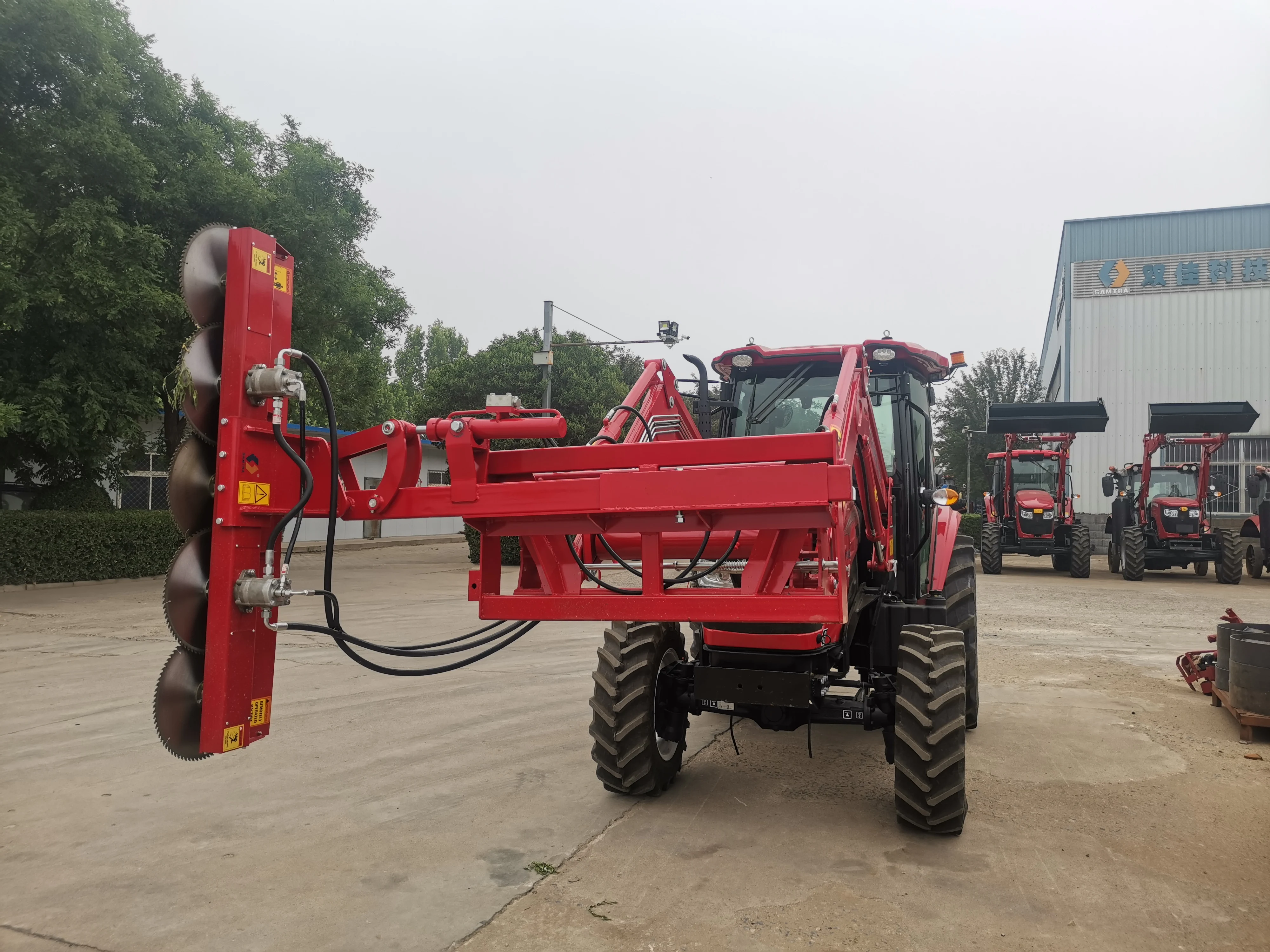 3t Loader Cutter Head Hedge Trimmer - Efficient Tree Branch Cutting