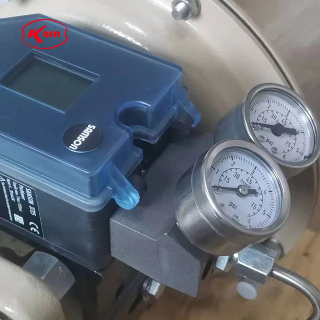 Samson 3271 Globe Control Valve Stainless Steel with Positioner 3725