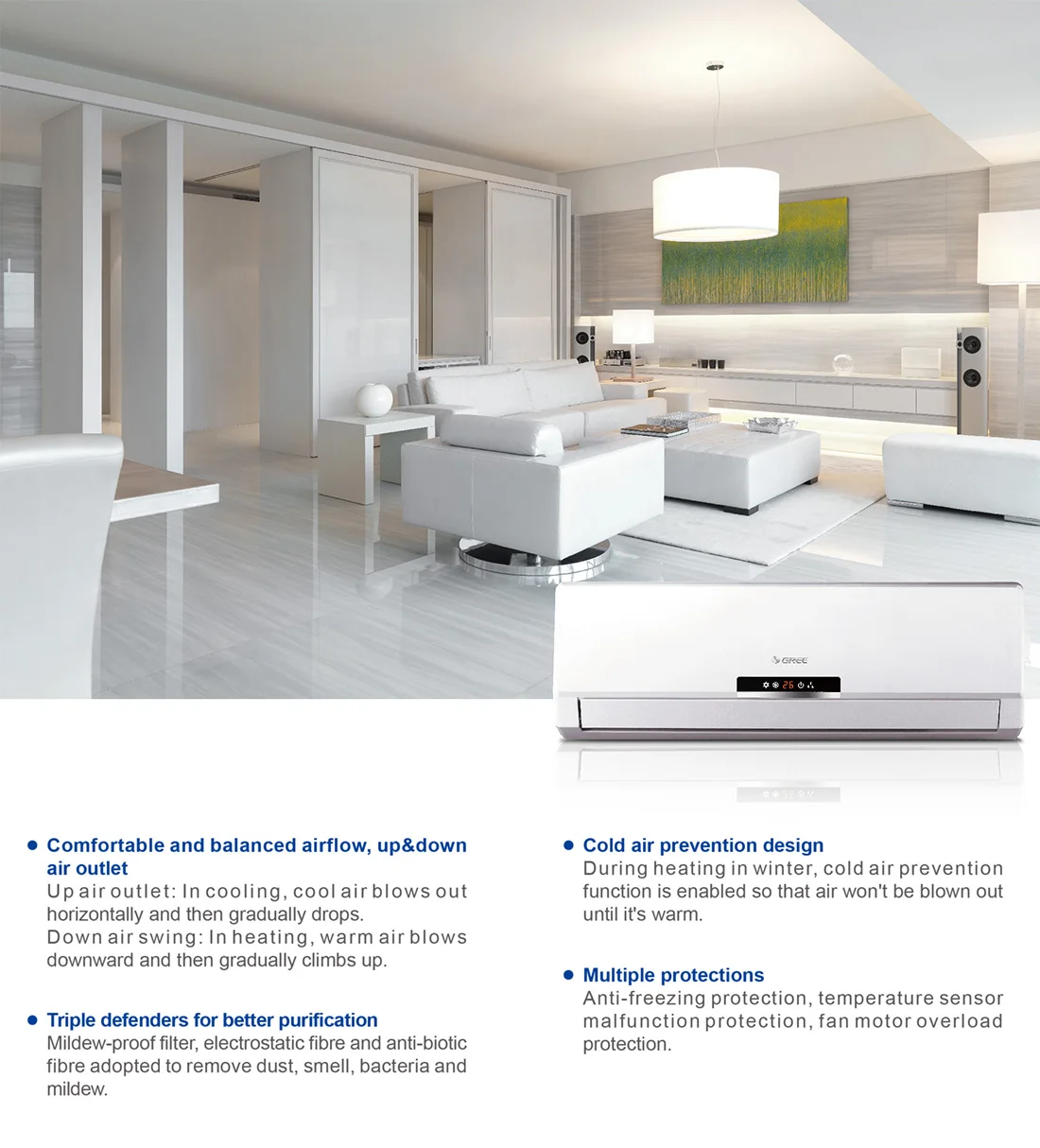 GREE GMV6 Heat Pump VRF System - Efficient Air Conditioning
