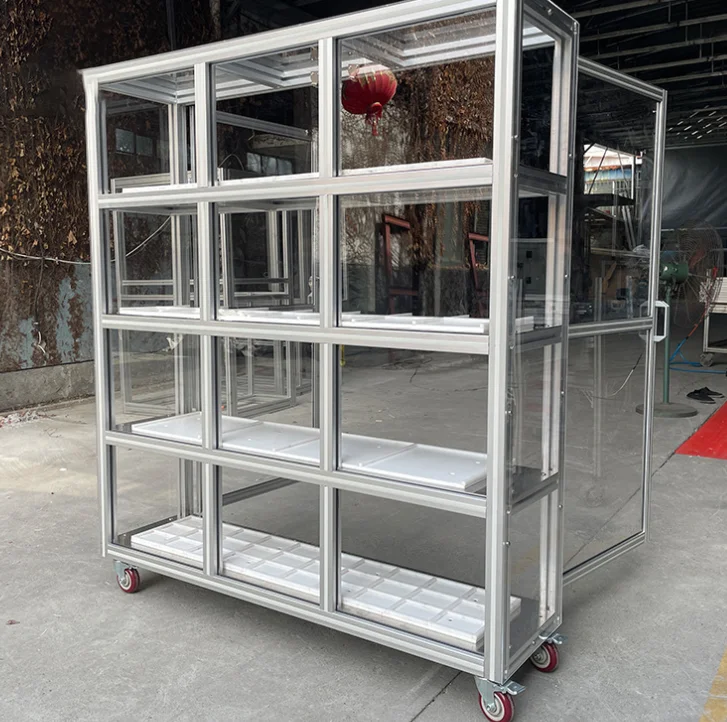 Multi-layers Heavy Duty Aluminium Profile Storage Rack