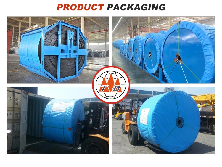St4000 Rubber Conveyor Belt Cover Standard For Gb/t9770-l Common Use ...