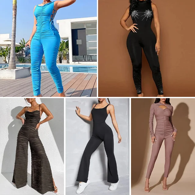 2021 Sexy Solid Color Spring Fall Womens Hollow Asymmetry Straps