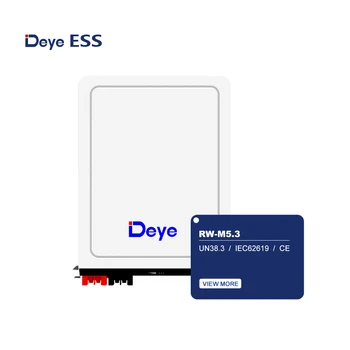 Deye Ess Rw-m5.3 Pro Safe 51.2v 104ah Lifepo4 Solar Battery Rack ...