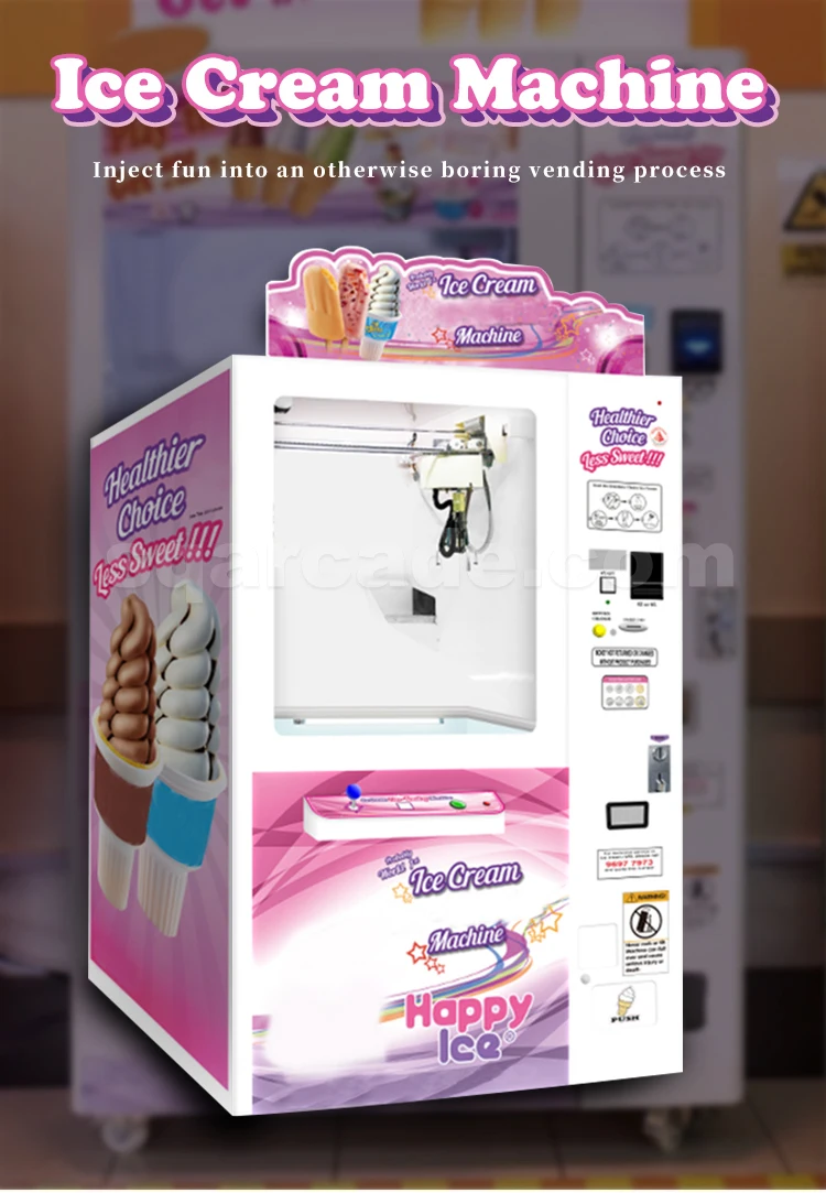 Ice Cream Claw Machine - Fun Vending Game Experience