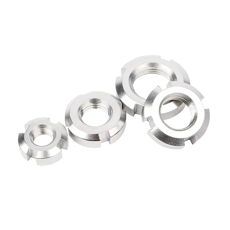 M10 M16 M18 M20 M22 M24 M30 M33-M42 304 Stainless Steel Slotted Round ...