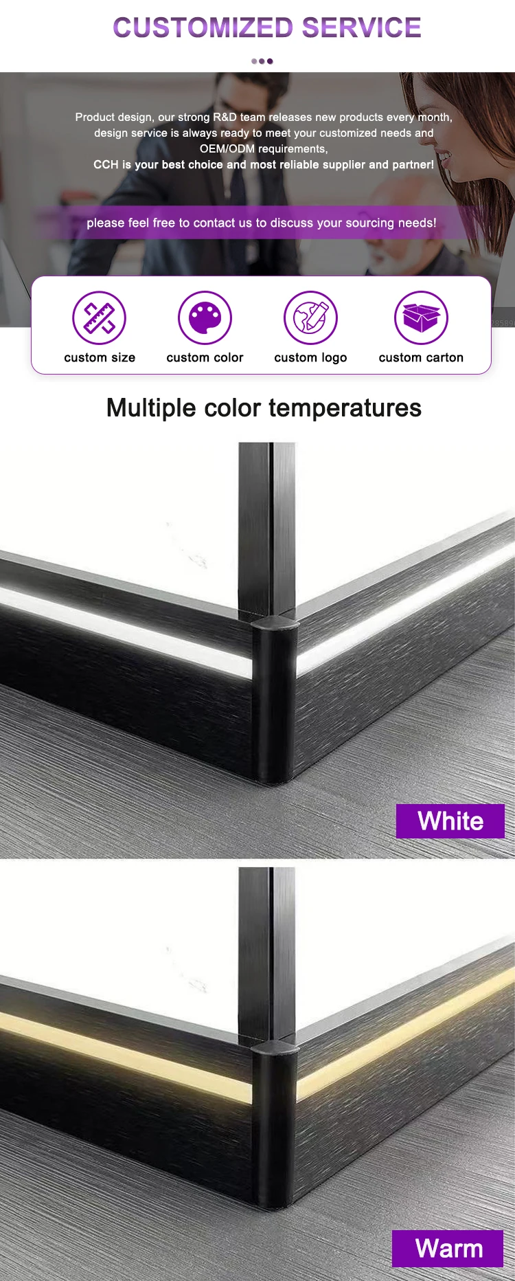Wall Led Skirting Board Aluminum Skirting Light Floor Skirting Line Led ...