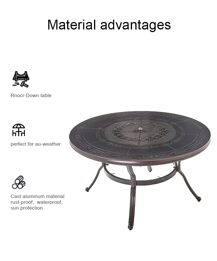 Korean Grill Table Charcoal BBQ - Outdoor & Powder Coated