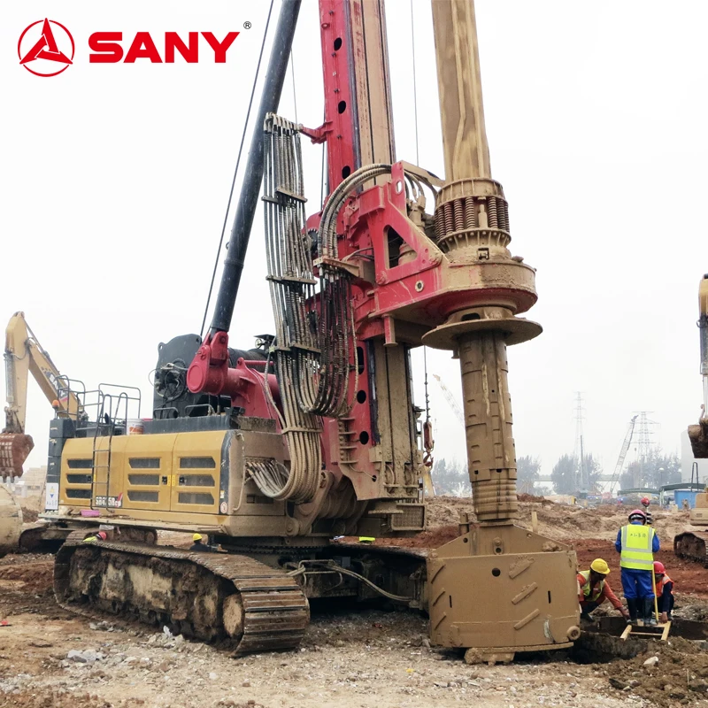SANY SR305S Drilling Rig 40m rock Piling driver Rig rotary hammer mine ...