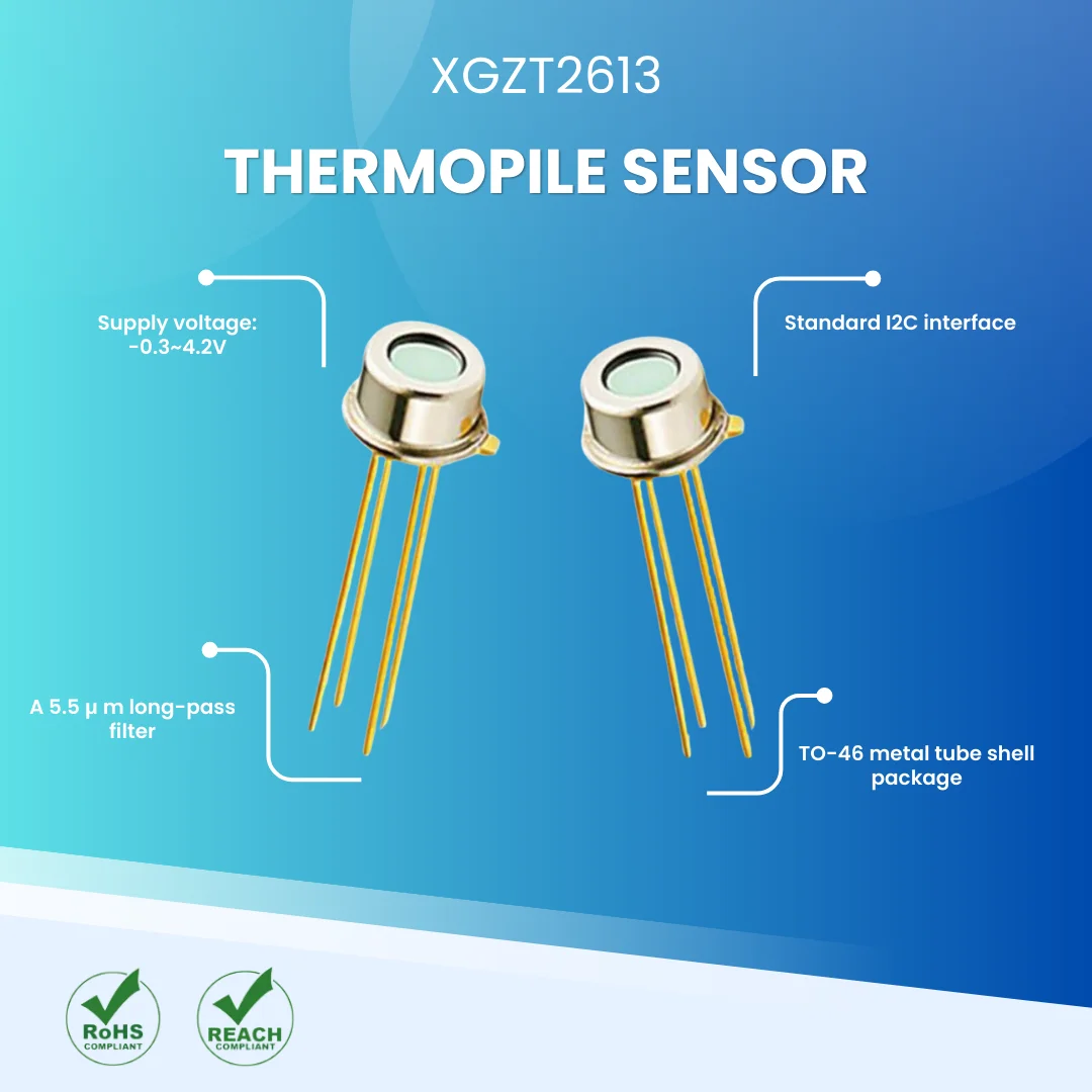 IoT Small IR High Temperature Sensor XGZT2613, Digital Thermopile ...