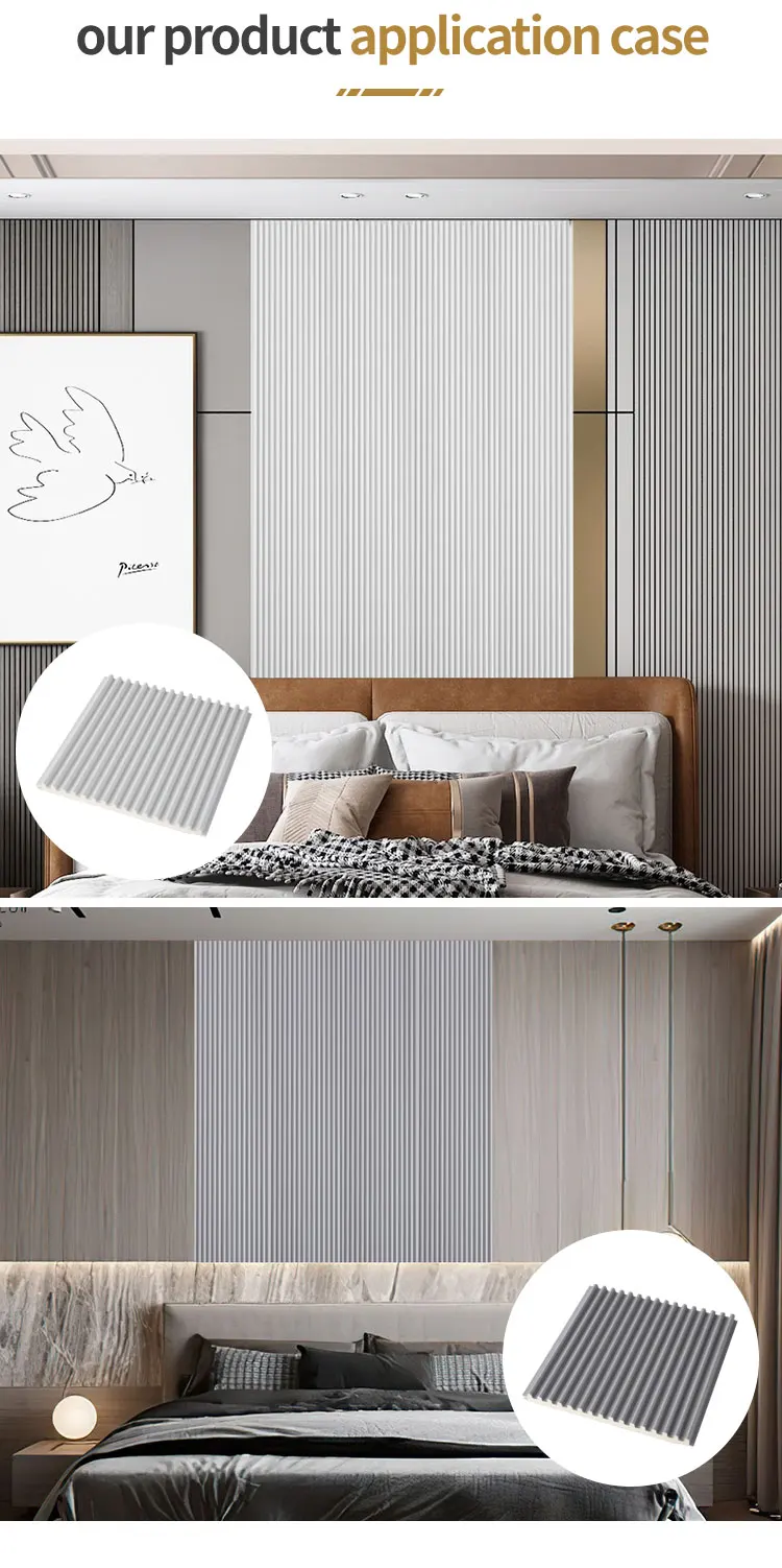 Grille Solid Wooden Fluted Strip Interior Office Wall Panel for Home ...