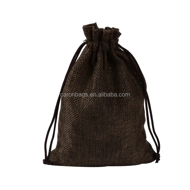 Natural Hemp Drawstring Bags Wholesale Burlap Gift Drawstring Pouch ...