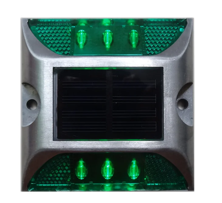 Smart Solar Led Underground Road Stud Flashing Light Crosswalks & Zebra ...