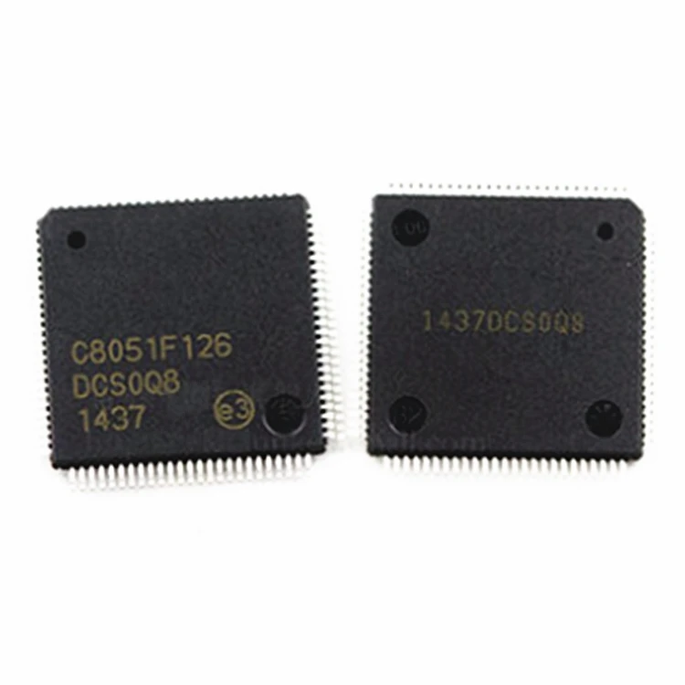 Original Microcontroller Ic Chip C8051f126r C8051f126-gq C8051f126-gqr Ic Mcu 8bit 128kb Flash ...