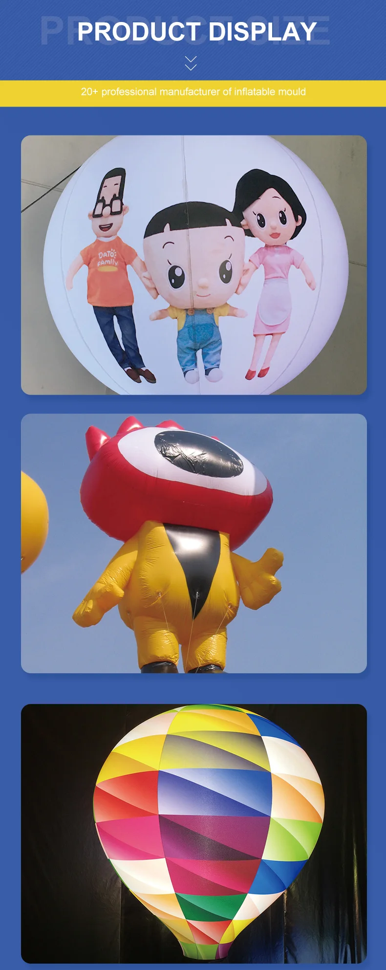 Giant Inflatable Earth Moon Sun Nine Planets Hanging Led Model Space ...