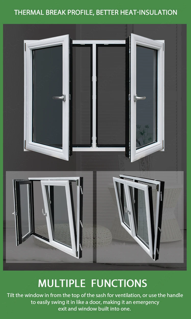 Australian Standard AS2047 Certificate Tilt and Turn Aluminium Windows ...