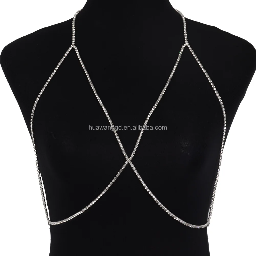 Shop Our Simple Water Diamond Chest Chain - Personalized & Sexy