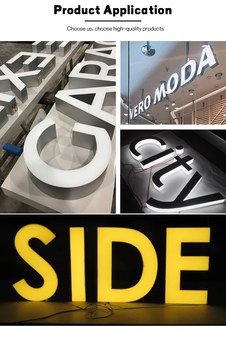 White Color Aluminum Channel Letter Strips Trim C Ap Outdoor Aluminum ...