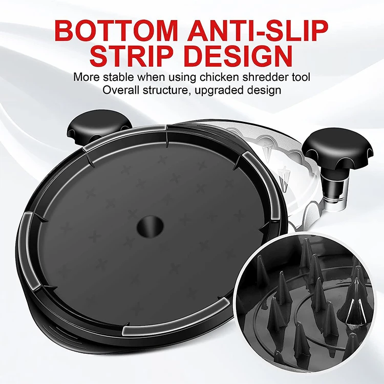 Efficient Meat Shredding with the Round Chicken Shredder