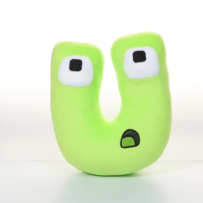 New Cartoon Creative Funny Letter Figure Anime Alphabet Lore Stuffed ...