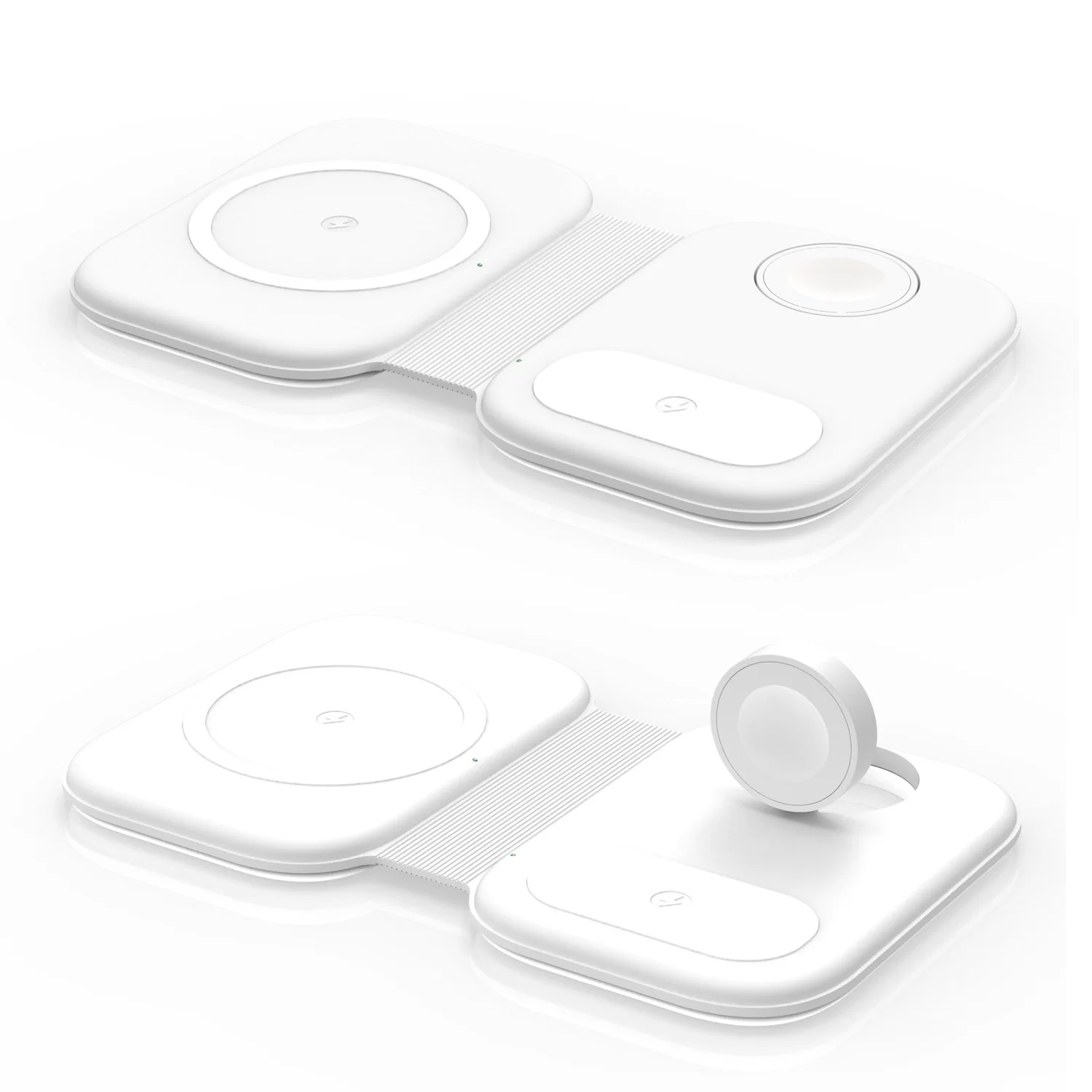 3 In 1 Slim Design And Fast Charging Portable Wireless Charger With ...