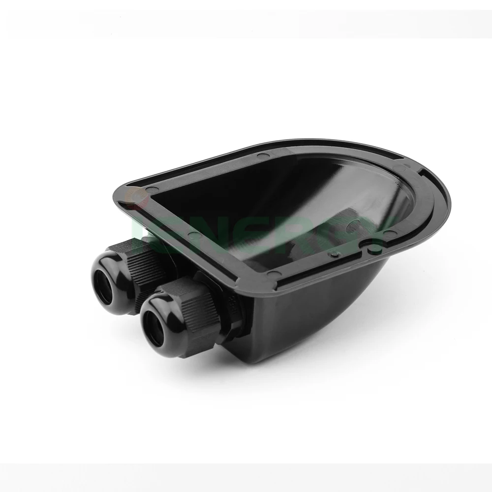 ABS Dual Hole Cable Entry House for Solar RV & Marine