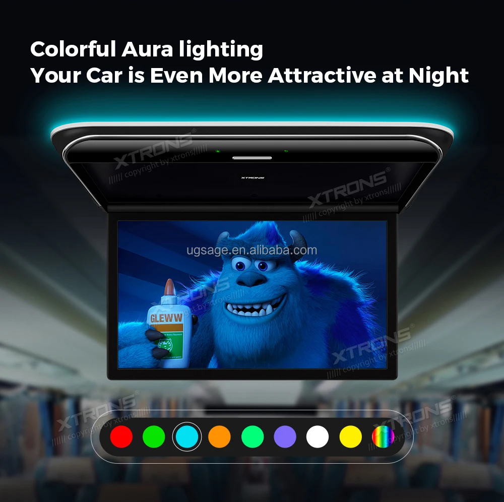 XTRONS 19.5" 8K IPS Car Screen - Premium Multimedia Monitor