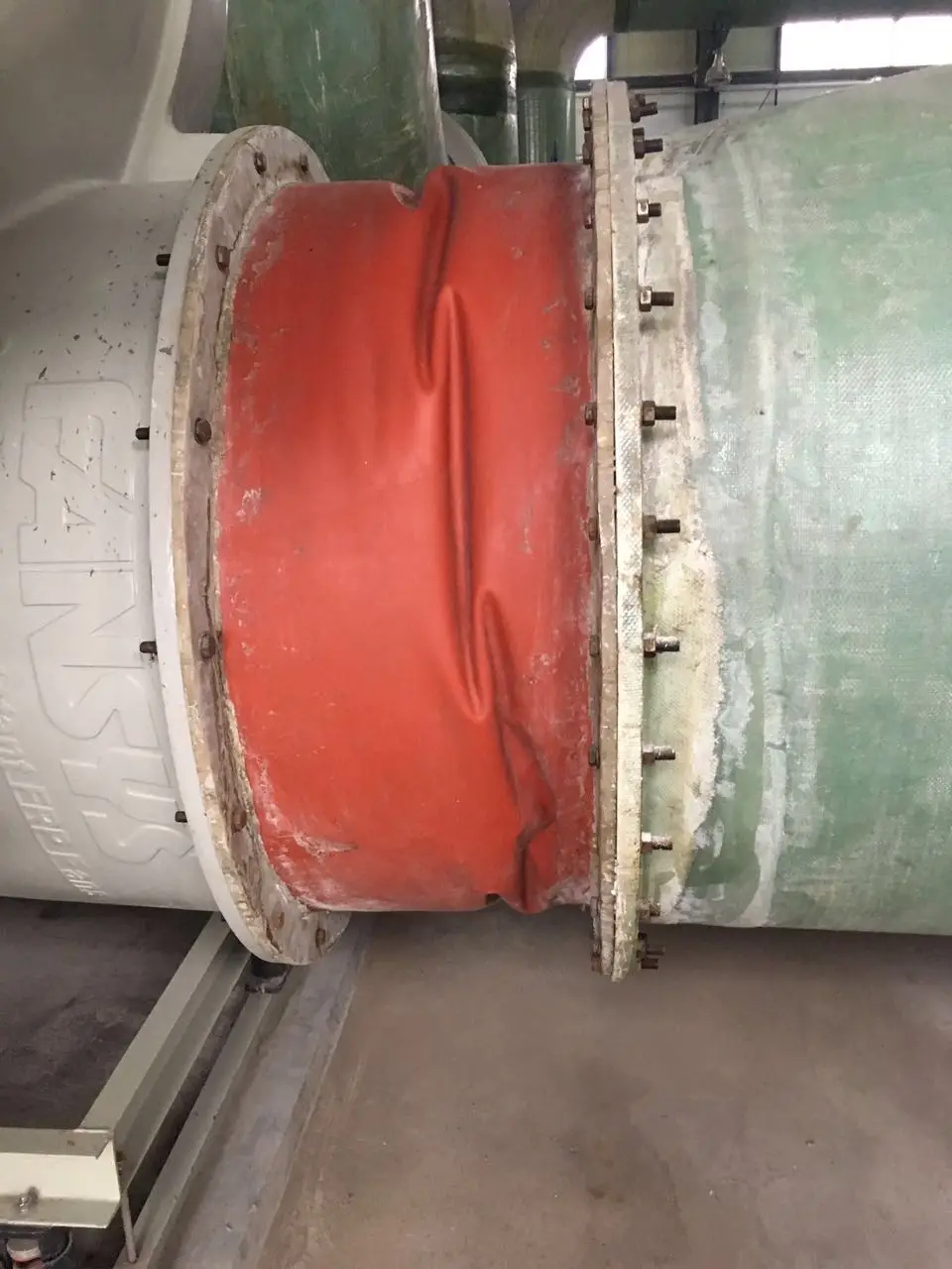 Silicone Rubber Bellow Duct Expansion Joints Red Silicon-Titanium ...