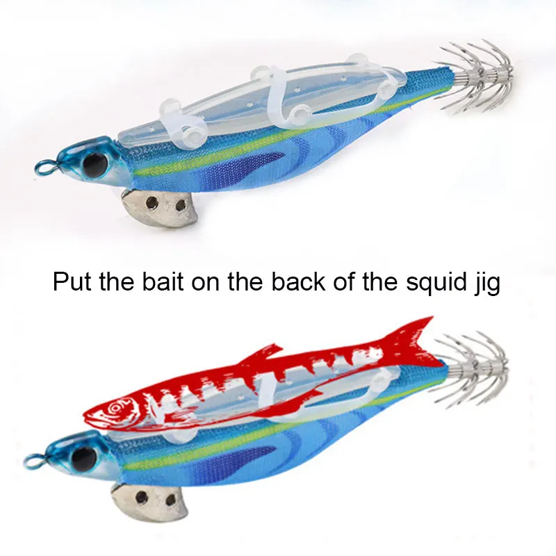 Octopus Cuttlefish Japanese Squid Jig Luminous Wooden Egi Shrimp Squid ...