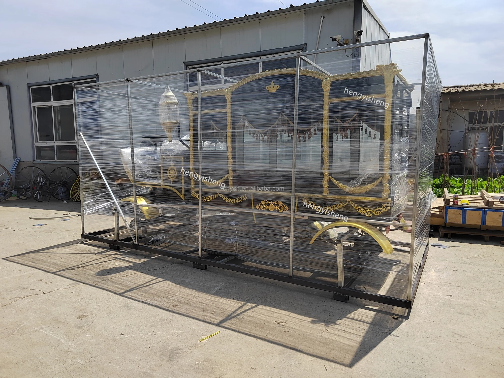 Vintage Hearse Trailer - Classic Casket Chariot for Sale